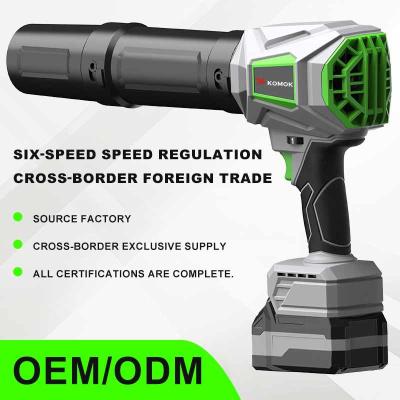 China 21V Cordless Leaf Blower, 0.8KG Lightweight Brushless Motor Blower, 6 Adjustable Speeds Up to 53m/s, Handheld Electric Air Blower for Yard Lawn Car Cleaning for sale