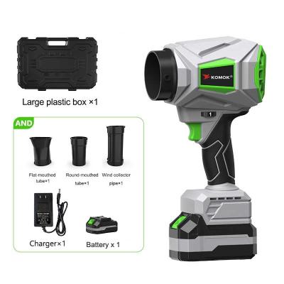 China Battery Leaf Blower 21V, 0.8KG Ultra Light Handheld Blower with 6 Variable Speeds (31-53m/s), Brushless Motor Garden Blower for Leaves Dust Snow Car Drying for sale