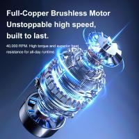 China Wholesale 21V Cordless Leaf Blower Manufacturer | 550W Brushless Ducted Fan 535CFM Electric Blower with 180° Rotatable Handle & Smart LED Display | OEM ODM Supplier for sale