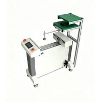 China SMT Buffer Conveyor Green Belt Silver Aluminum Profile SMT Conveyor for sale