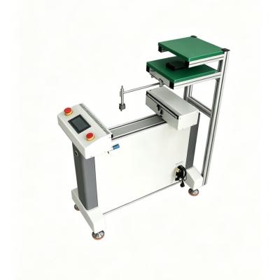 China SMT Buffer Conveyor Green Belt Silver Aluminum Profile SMT Conveyor for sale