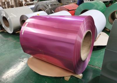 China Customizable H14 Aluminum Alloy Coil Coated in 8-25 Microns Wide 100-2600mm for sale