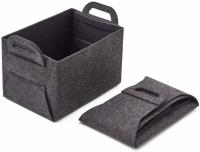 China Foldable Easy Clean Felt Toy Box Durable With Multi Color And Sizes Choice for sale