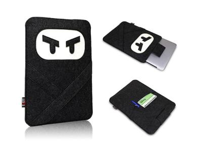 China Unique Ninja Design Felt Macbook Pro Sleeve For Teenagers And Children for sale