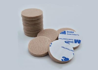 China Heavy Duty Self Adhesive Felt Pads Round Shape For Furniture Feet for sale