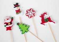 China 43 Color Felt Fabric Crafts For Christmas Cake Decoration EN71 Certificate for sale