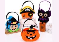 China Tearproof Halloween Treat Bags , Diy Halloween Candy Bags Safe Material for sale