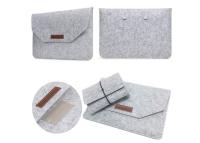 China Custom Portable Felt Laptop Bag For 13 Inch Macbook Air / Macbook Pro for sale