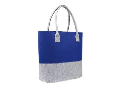 China Eco-Friendly Ladies Felt Shopping Bag Leisure Stitching Design Multiple Color for sale