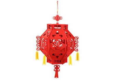 China Chinese Festival And Celebration 100pcs Felt Paper Lantern for sale