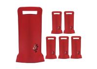 China 3mm Wedding Folding EN71 Felt Wine Carrier Tote Bags With Handle for sale