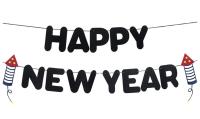 China 43 Colors Pre Strung 3Mm Nye 2021 Felt Banner With Rocket Cutouts for sale