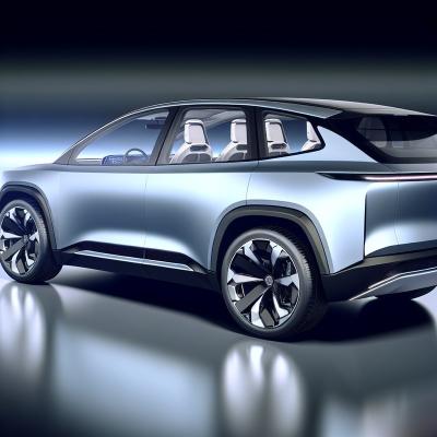 China Mercedes Benz EQE 500 EV Electric SUV 5 Seats 96.1kWh R19 Tire for sale