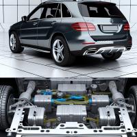 China Mercedes Benz EQE 500 EV SUV Luxury Electric Car 5 Seats R19 Tires for sale