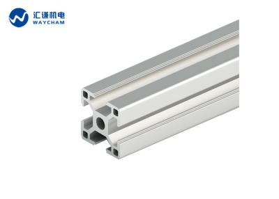 China Silver Anodized 6063T5 T Slot Aluminum Profile 6m Length Modular Extrusion for Conveyor for sale