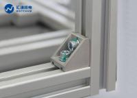 China Anodized 6463-T5 6061-T6 T Slot Aluminum Angle Connector 60x60mm for sale