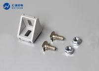 China Anodized 6463-T5 6061-T6 T Slot Aluminum Angle Connector 60x60mm for sale