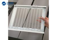 China PVDF Powder Coated Aluminum Ceiling Panel 300x300mm Sheet Metal Press Parts for sale