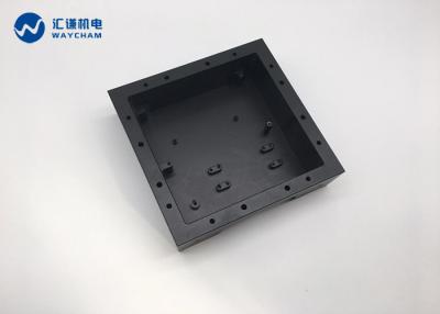China Black Anodized Ra0.4 6063T5 CNC Aluminum Machining Signal Light Enclosure for sale