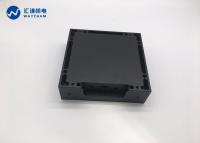 China Black Anodized Ra0.4 6063T5 CNC Aluminum Machining Signal Light Enclosure for sale