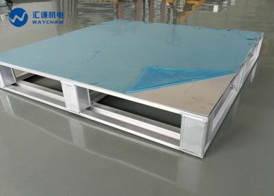 China Aluminum Pallet 1x1m 1x1.5m Aluminium Alloy 6082-T6 Silver Black ISO SGS for sale
