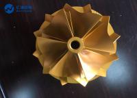 China 7075 Aluminum CNC Precision Machined Wheel Rotor Impeller Custom Sizes 0.01mm Tolerance for sale