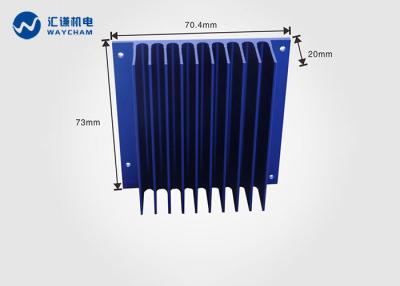 China Customized Square 500W 6005T5 Car Amplifier Heat Sink with CNC Holes Aluminum 6063 for sale