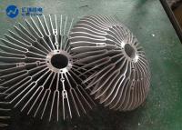 China Alloy 6063 LED Aluminium Heatsink Extrusion 5.8m Round LED Heatsink for High Bay Street Light for sale