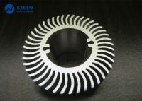China OD200mm Round Extruded Aluminum Heatsink for LED Light 0.05mm Tolerance for sale