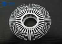 China OD200mm Round Extruded Aluminum Heatsink for LED Light 0.05mm Tolerance for sale