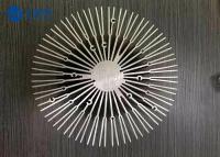 China OD200mm Round Extruded Aluminum Heatsink for LED Light 0.05mm Tolerance for sale