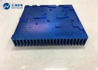 China IGBT Blue Anodized Aluminum LED Heatsink 5.8m Length Extruded Profile for Car LED for sale