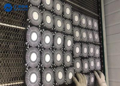 China 6063 Alloy Extruded Aluminum Heat Sink Silver Anodized Fast Heat Conduction 100mm for sale