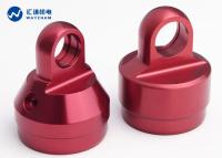 China Red Anodized CNC Precision Machining Tube with Threads 10-16HW Die Casting Parts for sale
