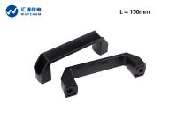 China 150mm Nylon T Slot Handle for 4040 Aluminum Profile Black Color for sale
