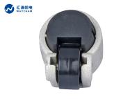 China Heavy Duty Swivel Footmaster Caster Wheel 63mm Nylon Leveling Castor M12 Thread for sale