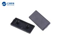 China Custom 40x80mm T Slot End Cap Plastic Black Nylon Profile Accessories for sale