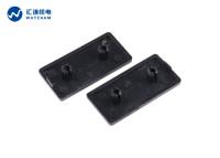 China Custom 40x80mm T Slot End Cap Plastic Black Nylon Profile Accessories for sale