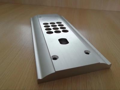China Brushed Max0.005mm Precision Aluminium Machined Parts For Doorbell Elevator Button for sale