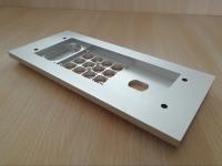 China Brushed Max0.005mm Precision Aluminium Machined Parts For Doorbell Elevator Button for sale