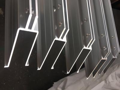 China 6063T5 Anodized Aluminum CNC Milling Service 45 Degree Cutting Frame for sale