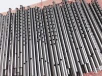 China Grey Anodized Sandblasted CNC Milling 6063 Aluminum Tube with Precision Holes 0.05mm Tolerance for sale