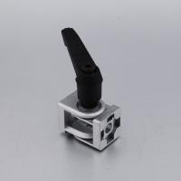 China 30x30mm Zinc T-Slot Pivot Joint with Handle for Aluminum Profile Corner Connection for sale
