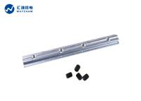 China Nonstandard T Slot Accessories Linear Bar Connector Top Treaded Triangle Bracket for sale