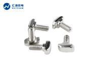 China M8 Stainless Steel T Slot Bolts Zinc Blue Finish for Slot 8 Profiles ROHS for sale