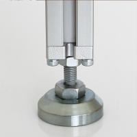 China Skid Resistance Swivel Metal Leveling Feet M10x25 Steel Rubber DIN GB Standard for sale