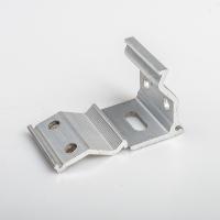China 6005 T5 Aluminum Solar Panel Clamps 30-50mm Thin Film Anodized PV Mounting Brackets for sale