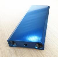 China Custom CNC Blue Anodized Aluminum Parts 0.8mm-10mm Extrusion Profile ISO9001 for sale