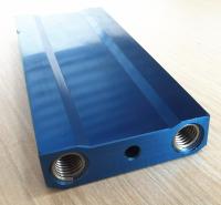 China Custom CNC Blue Anodized Aluminum Parts 0.8mm-10mm Extrusion Profile ISO9001 for sale
