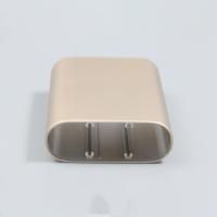 China Custom CNC Aluminum Sandblasting Enclosure Box 60x60x70mm Anodized for sale